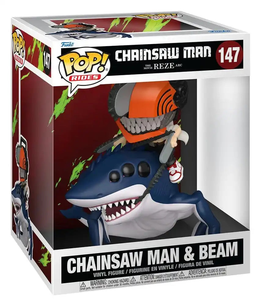 Chainsaw Man POP! Rides Deluxe Vinyl Figur CSM & Beam 15 cm ...