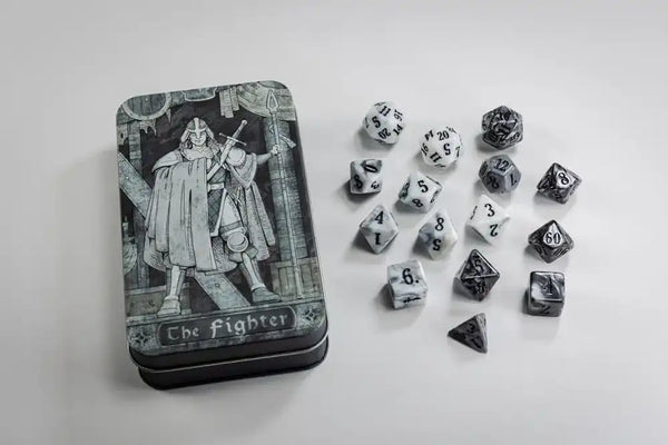 Character Class Classic RPG Würfel Set Fighter (15) – Smalltinytoystore