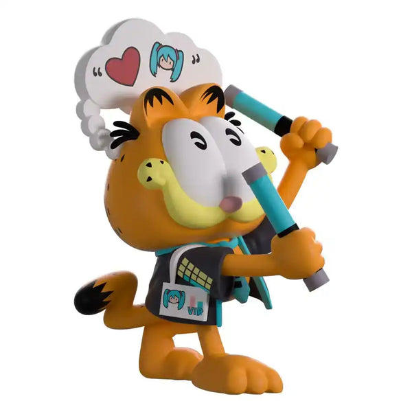 Hatsune Miku x Garfield Vinyl Figur Miku Concert Garfield 13 cm ...