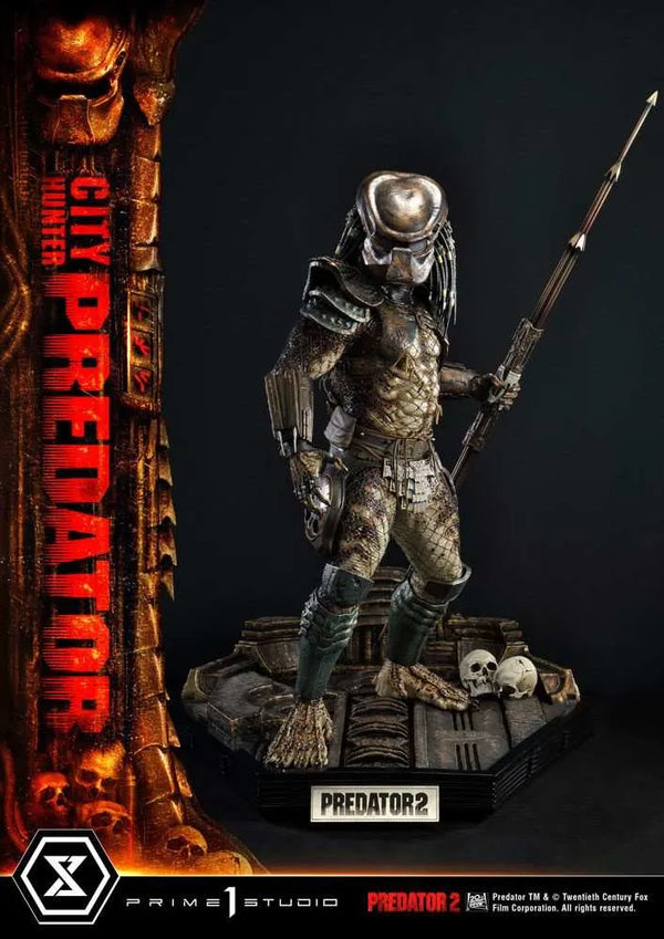 Predator 2 Museum Masterline Statue 1/3 City Hunter Predator 105 cm ...