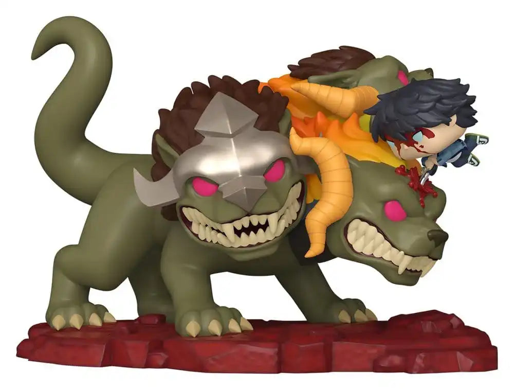 Solo Leveling POP! Deluxe Vinyl Figur Jinwoo Vs Cerberus 9 cm ...
