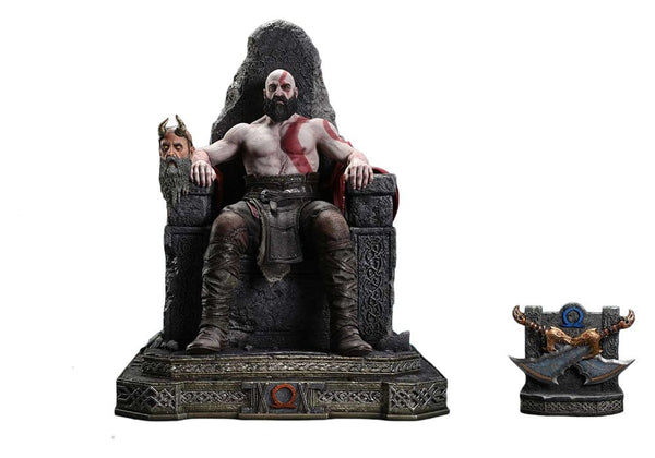 Throne Legacy God of War Series Statue 1/3 Ragnarok Master Thyself Kra ...